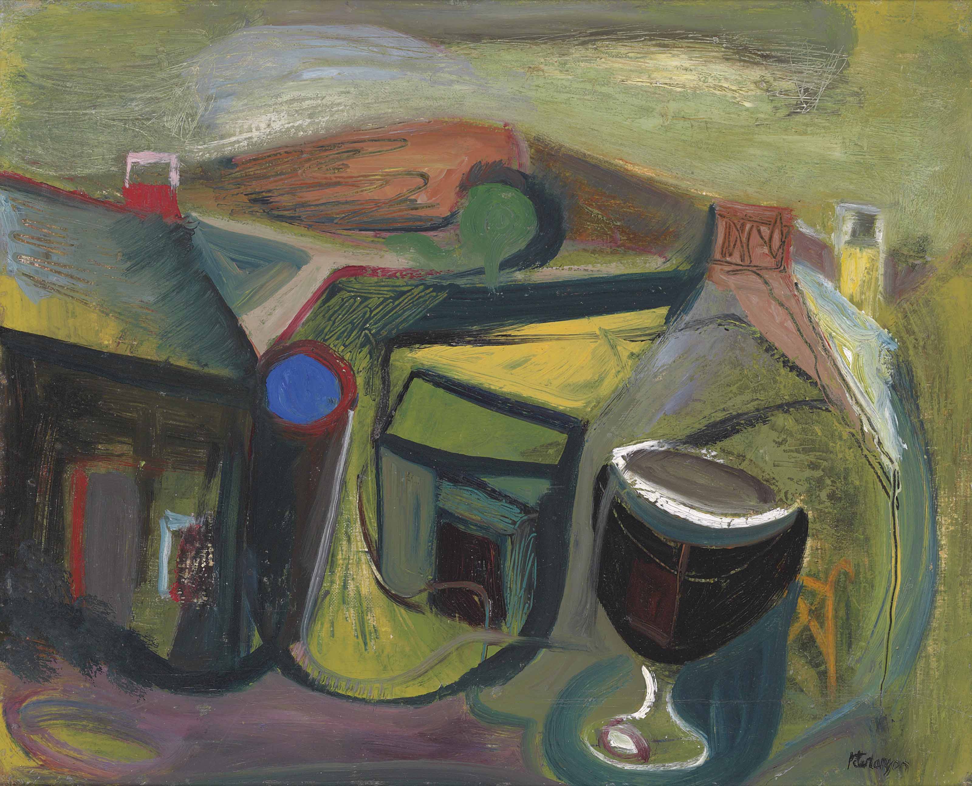 Peter Lanyon (1918-1964) , Landscape and Cup (Annunciation) | Christie's